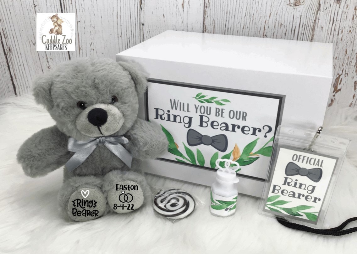 Flower Girl Proposal Gift Box Ring Bearer Proposal Gift Box | Etsy