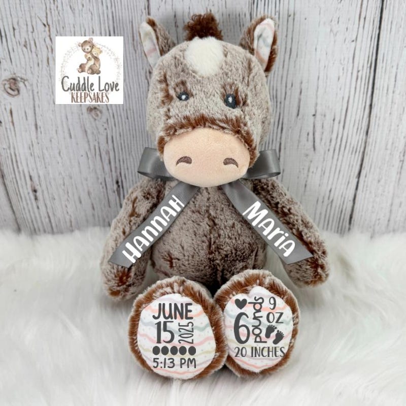 Horse Newborn Plush - Etsy