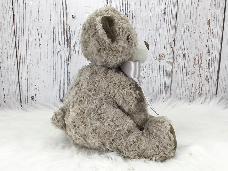 DEDICATION Teddy Bear, Personalized Dedication Stuffed Animal, Custom ...