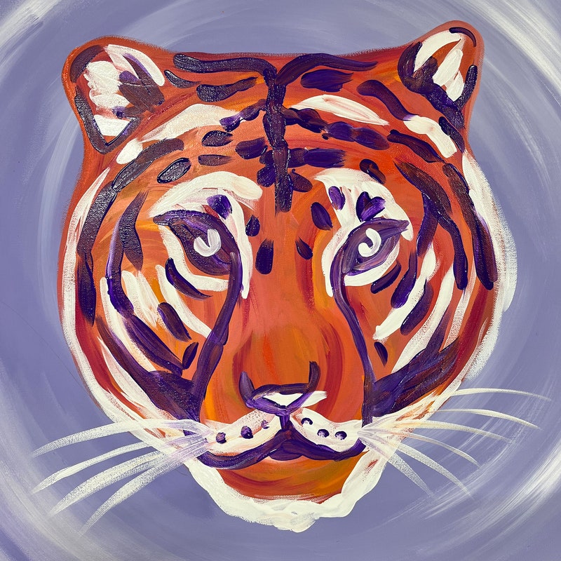 Clemson Art - Etsy