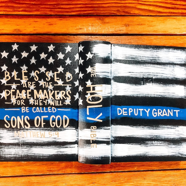 Bible for Police Officer - Etsy