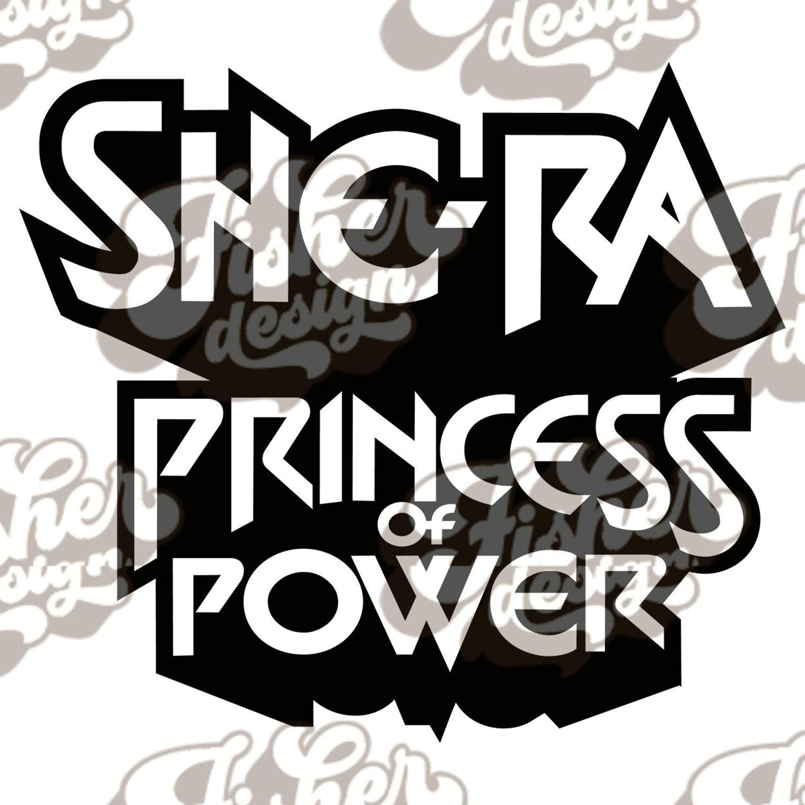 SHE-RA Logo Redrawn for *easy Cut* With Cutting Machines. SVG and Png ...