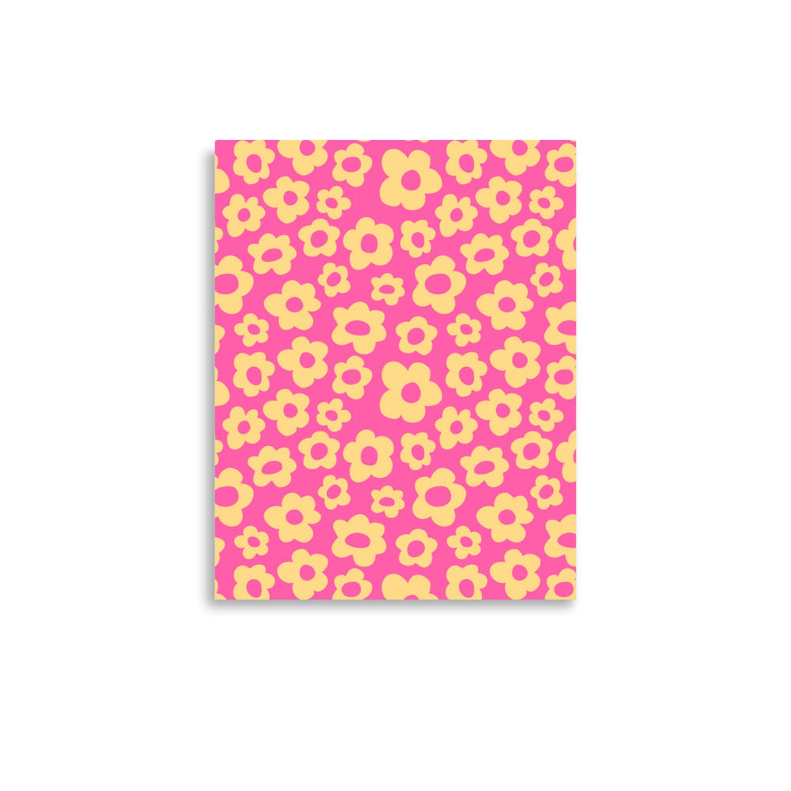 Retro Flower Power 8x10 Print Funky Wall Art 70s Wall Art - Etsy