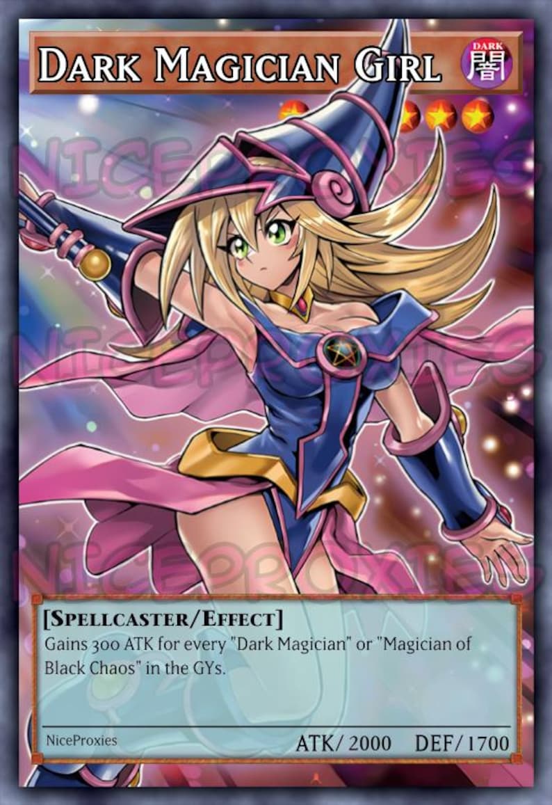 Dark Magician Girl Custom Full Art | Secret Rare | Proxy - Etsy