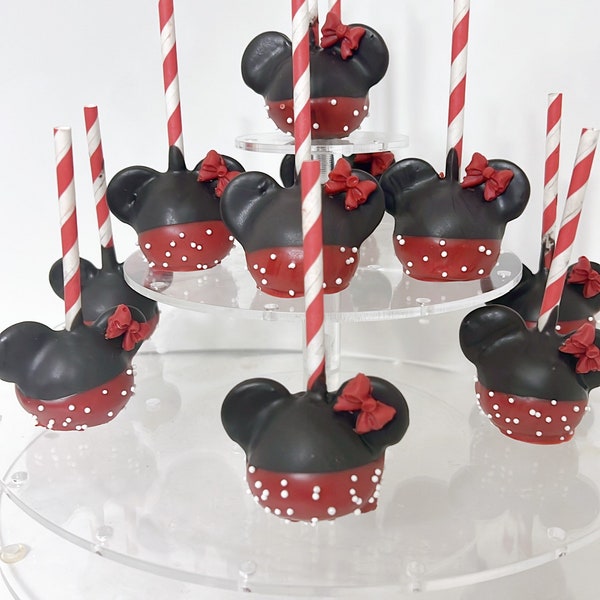 Minnie Mouse Cake Pops - Etsy