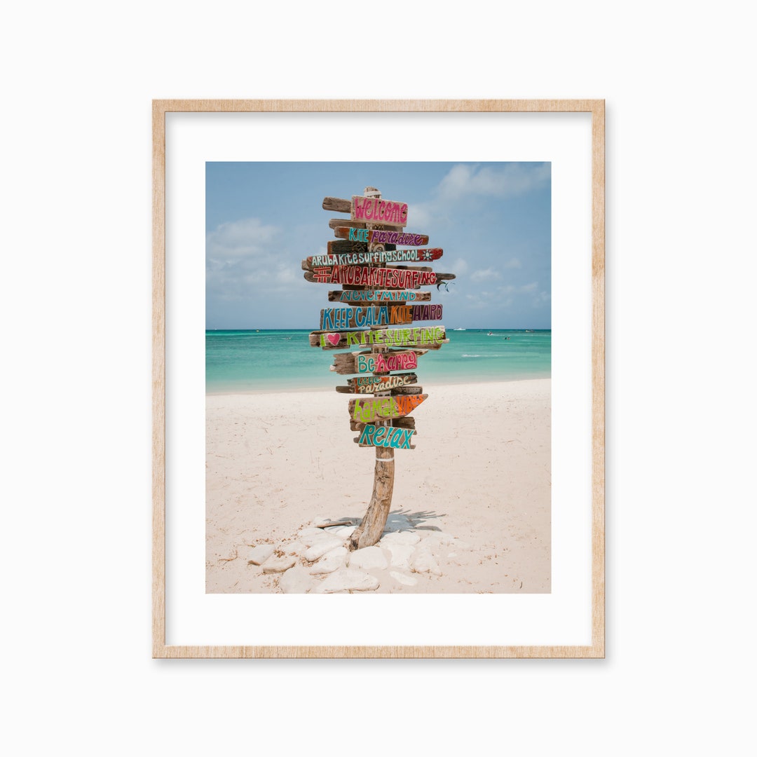 Beach Signs, Beach Wall Art Print, Printable Digital Download ...