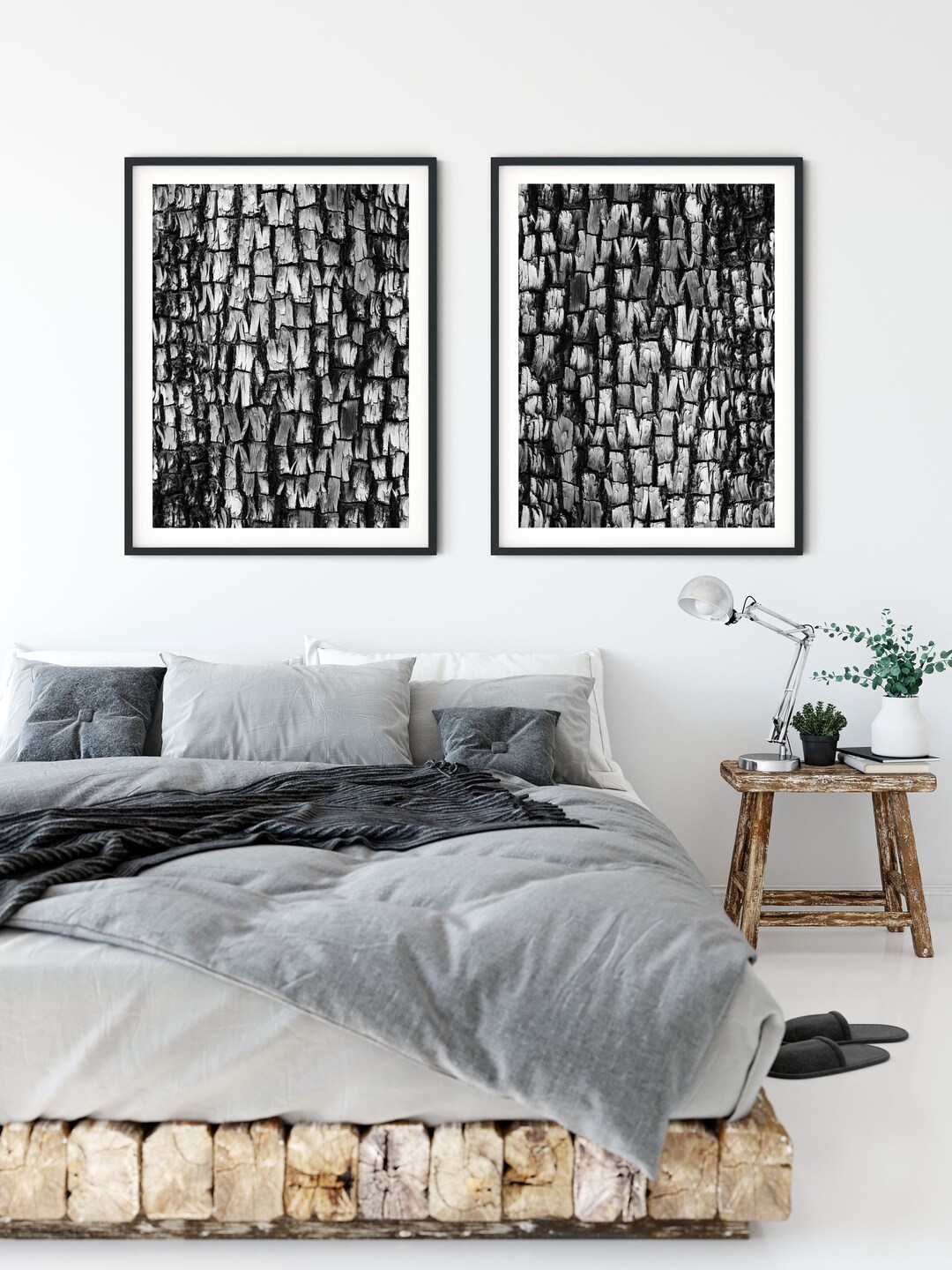 Tree Bark Prints, Printable, Set of 2 Prints, Prints, Cafe Art, Office ...