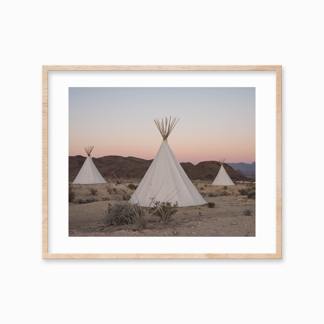 Sunrise Wall Art, Teepees for Kids, Tipi Printable, Desert Decor ...