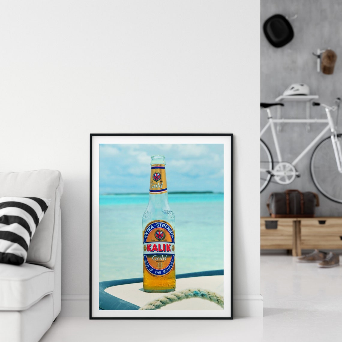 Kalik Beer Wall Art Print Printable Digital Download Blue - Etsy