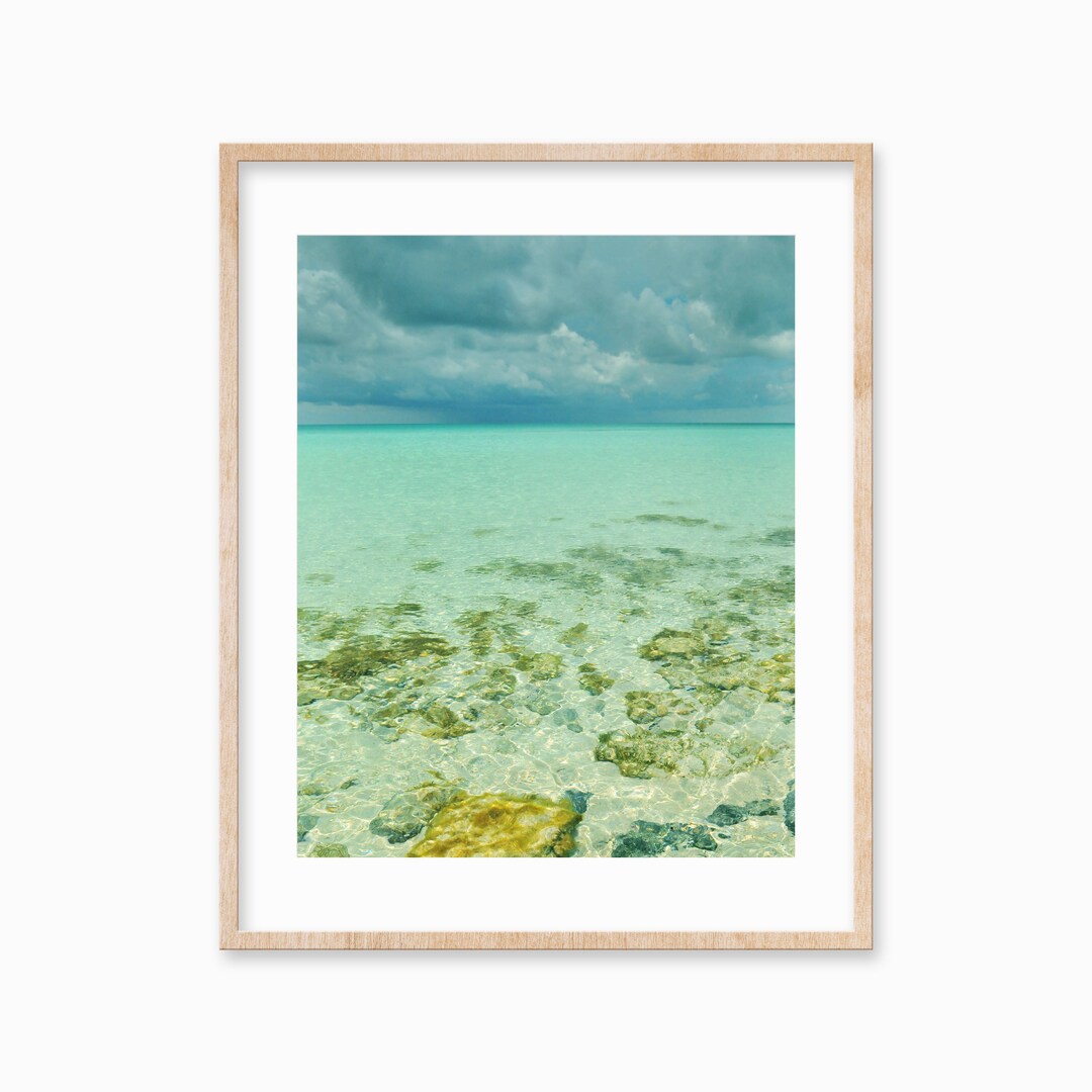 Bahamas Beach Print: Bitter Guana Cay Travel Poster (digital Download ...