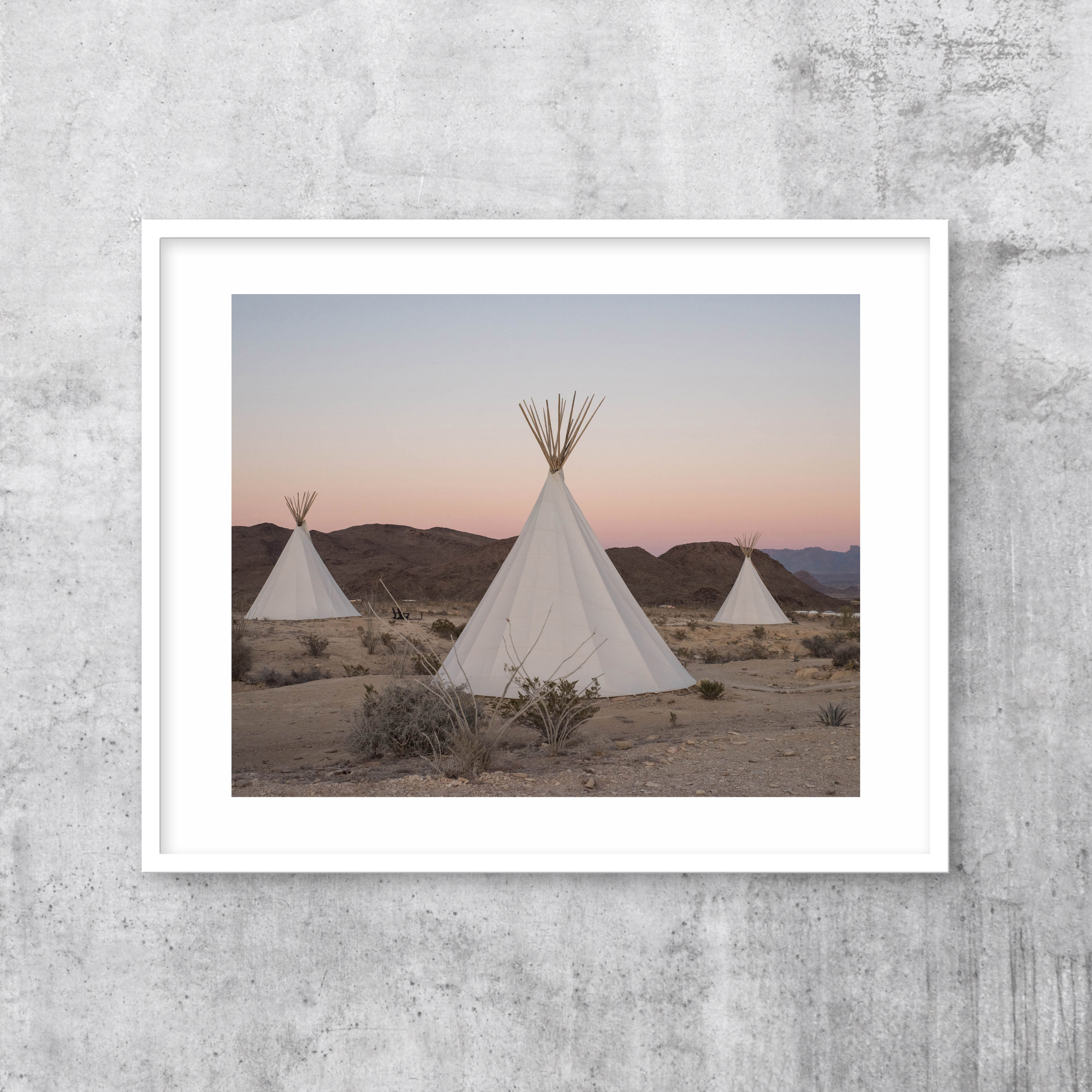 Sunrise Wall Art Teepees for Kids Tipi Printable Desert - Etsy