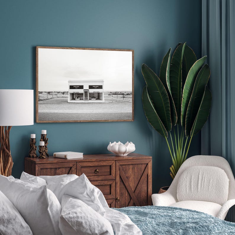 Prada Marfa Print: Texas Desert Photography, Fashion Wall Art (digital ...
