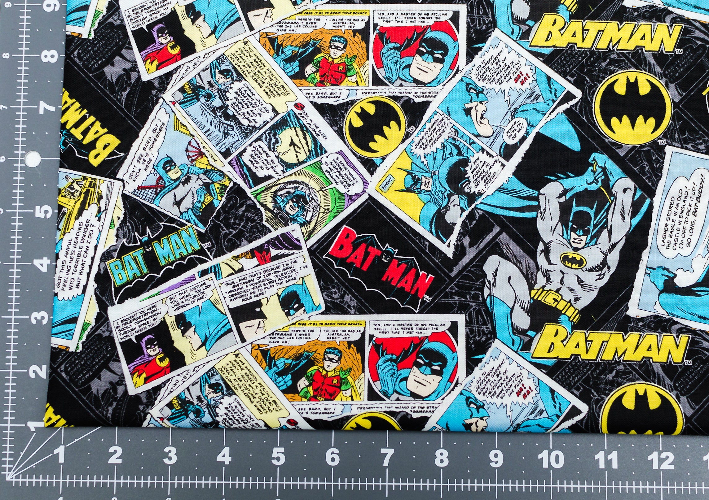 Batman Comic Fabric - Etsy