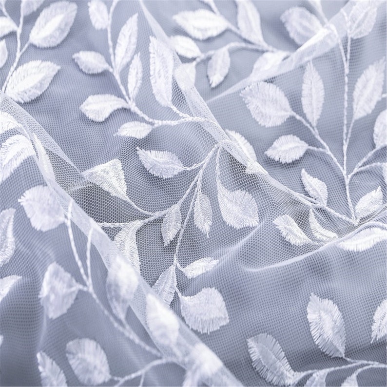 Vintage New Style Lace Fabric Off-white Embroidery Floral Lace | Etsy