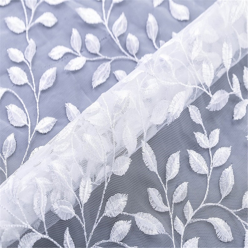 Vintage New Style Lace Fabric Off-white Embroidery Floral Lace | Etsy