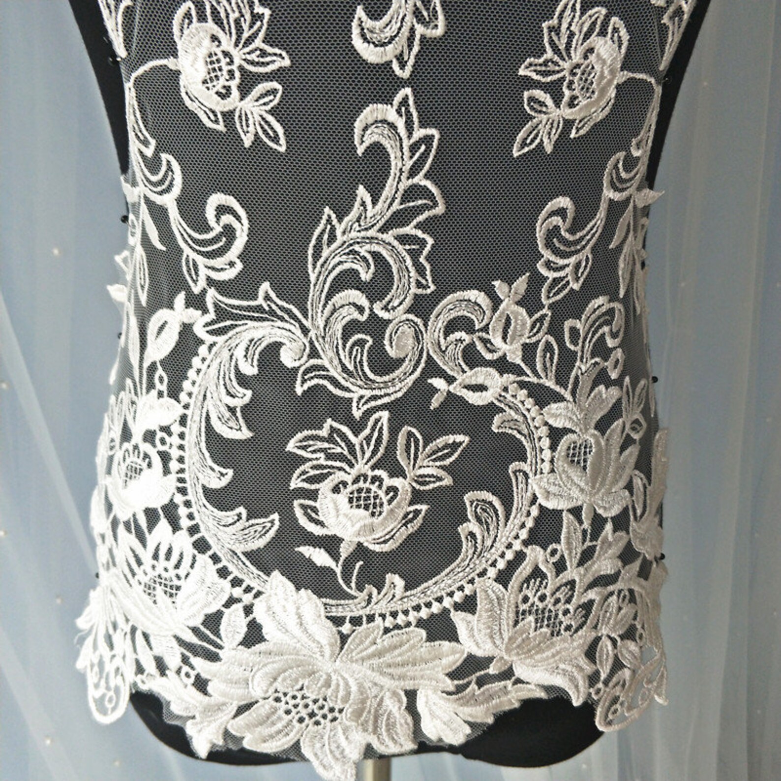 Wedding lace applique bridal lace applique for wedding gown | Etsy