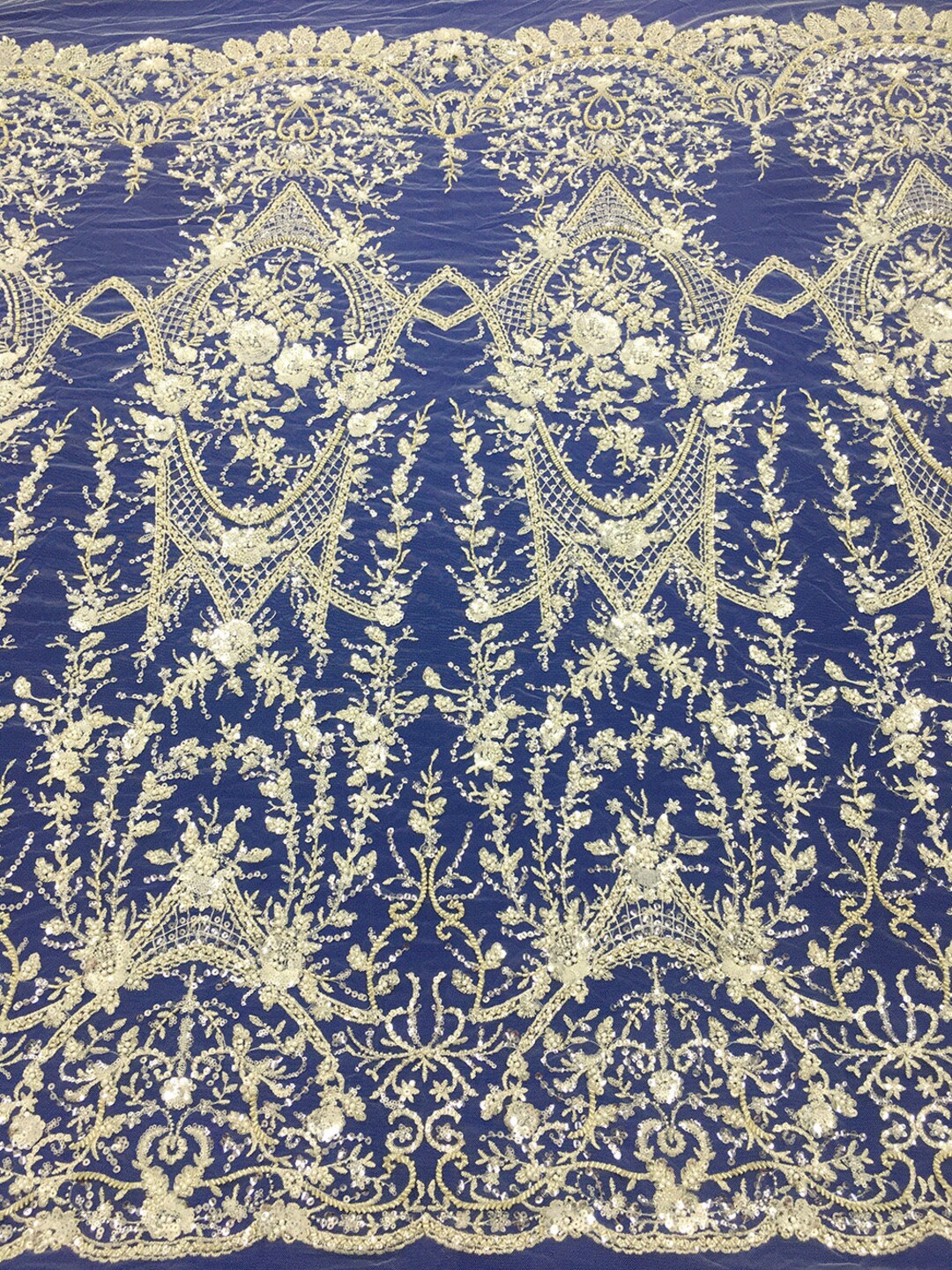 New Mesh Tulle Fabric, Beaded Mesh Lace Fabric, Prom Dress Fabric ...