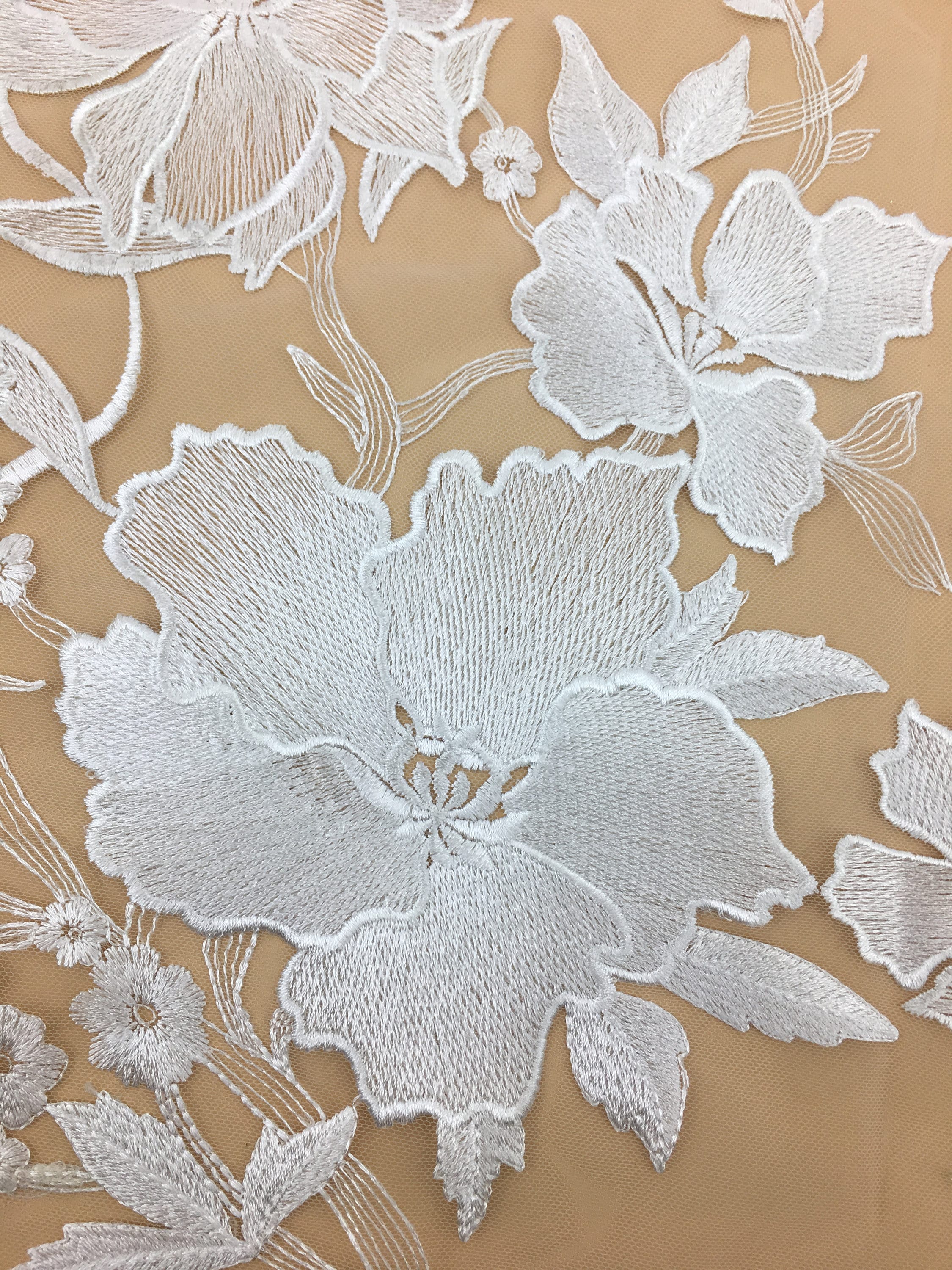 New Arrival Fashion Flower Lace Fabric Elegent Bridal Lace | Etsy