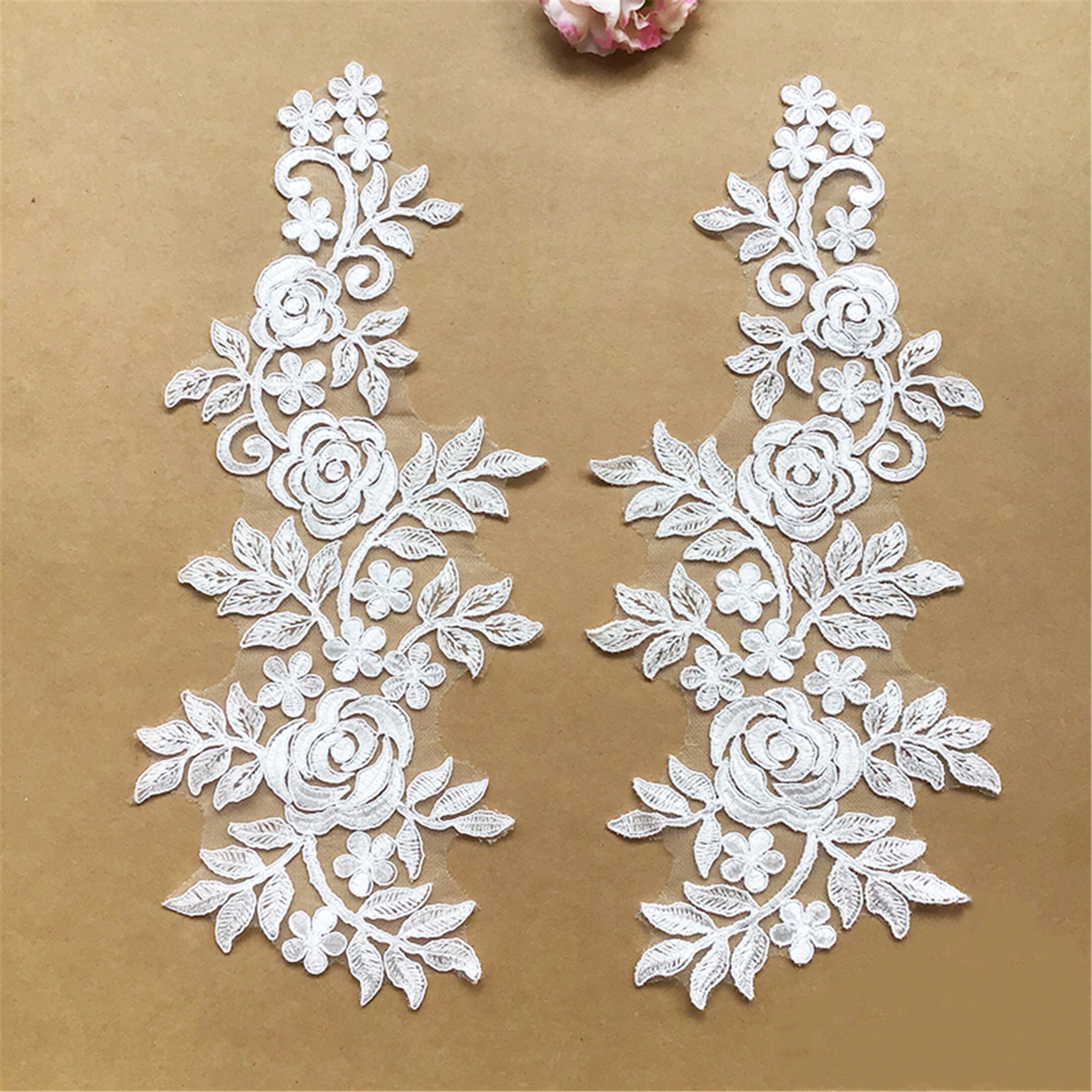 Wedding Lace Applique Bridal Lace Applique For Wedding Gown Etsy