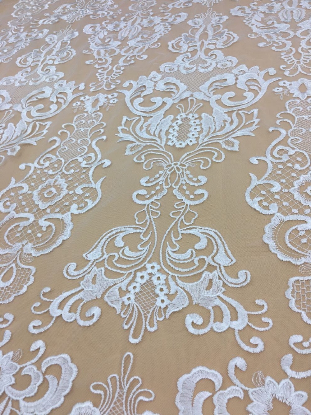 Flower Lace Fabric Wedding Dress Lace Fabric Bridal Lace | Etsy