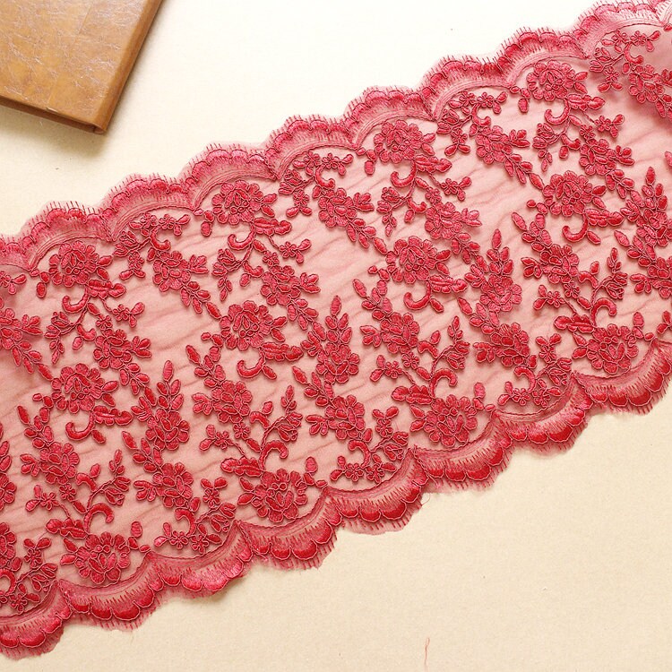 3 Colors Elegant Embroidered Bridal Lace Trim Underwear Lace - Etsy