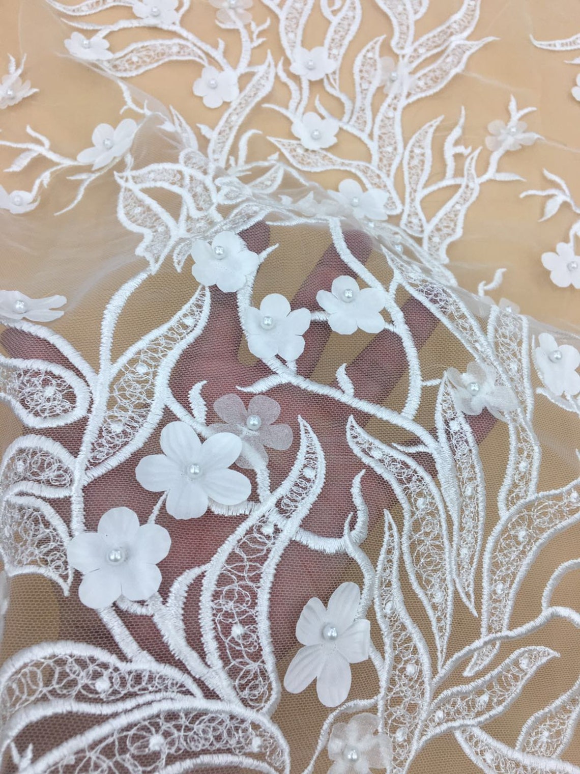 Fashion Wedding Lace Fabric Bridal Lace Fabric 51'' | Etsy