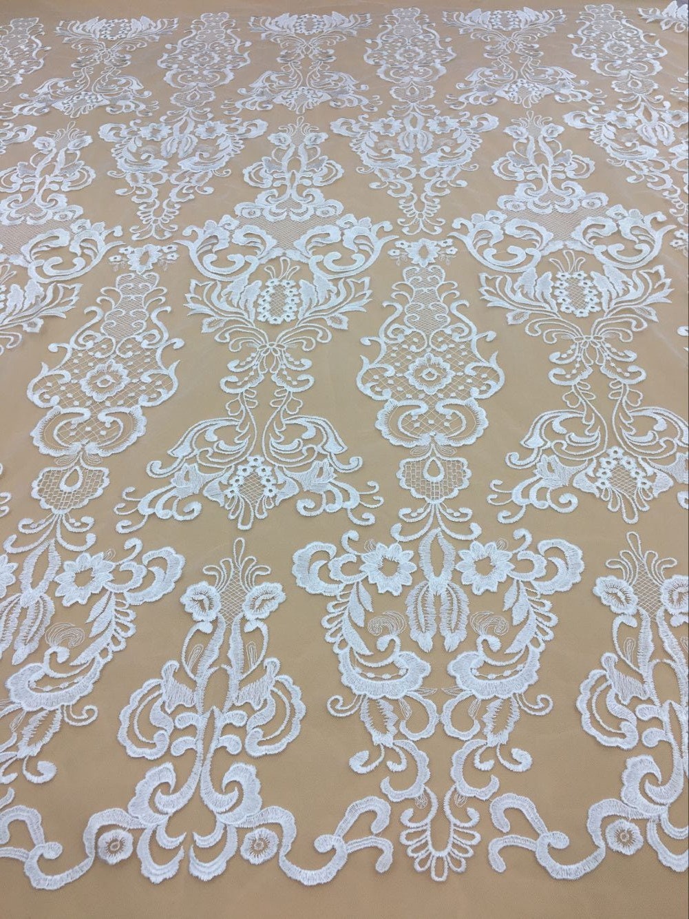 Flower Lace Fabric Wedding Dress Lace Fabric Bridal Lace | Etsy