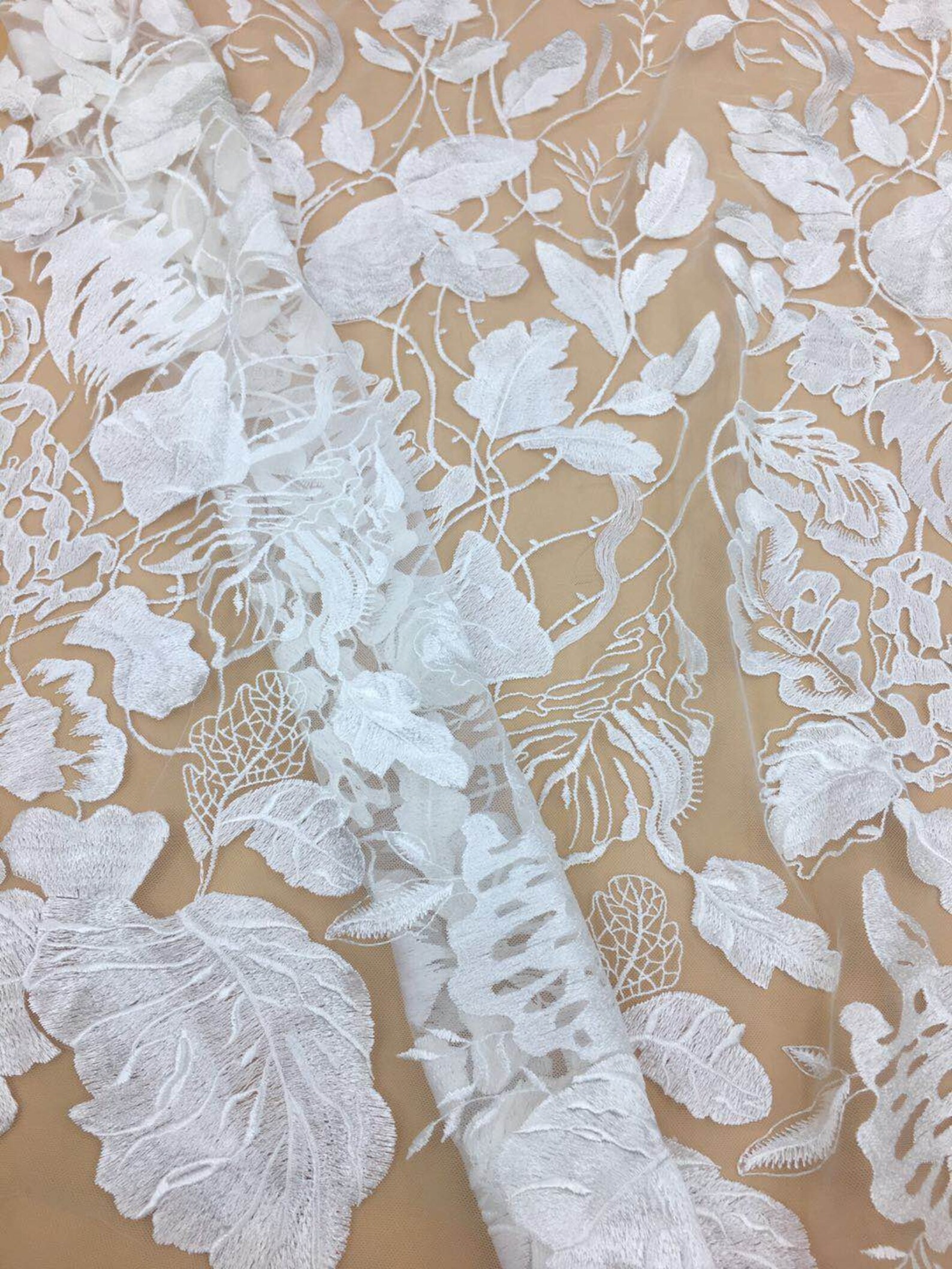 Exquisite Bridal Lace Fabric by Yard Wedding Dress Lace Fabric - Etsy