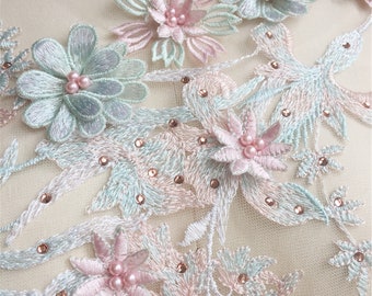 3d Floral Applique - Etsy