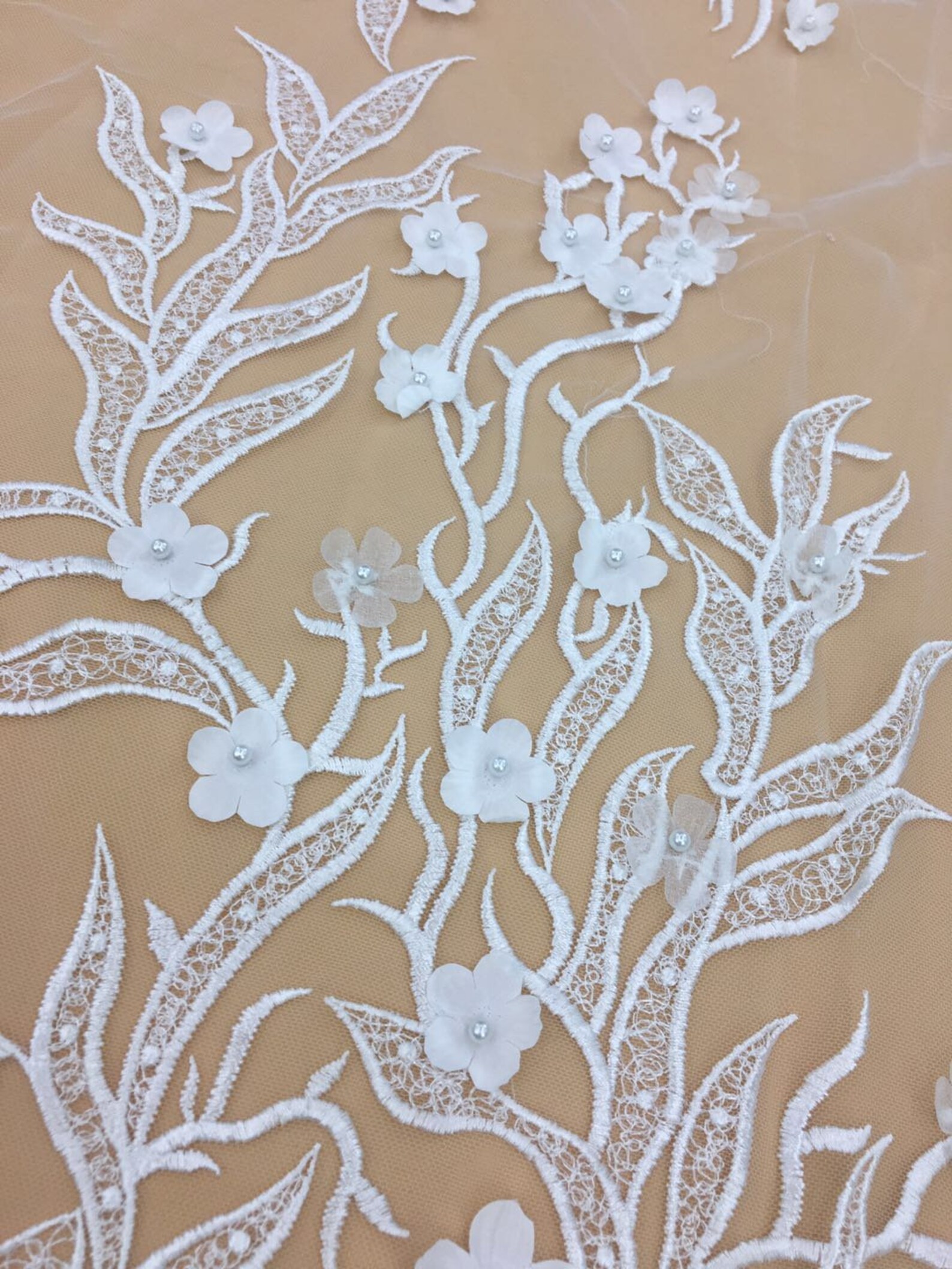 Fashion Wedding Lace Fabric Bridal Lace Fabric 51'' | Etsy