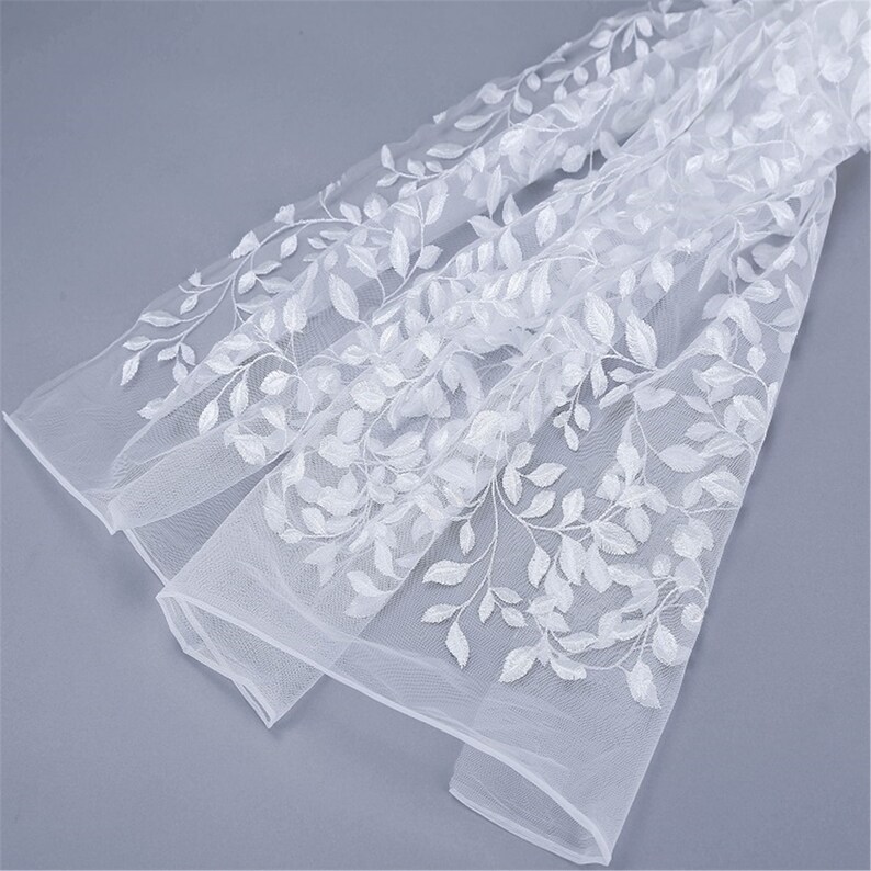 Vintage New Style Lace Fabric Off-white Embroidery Floral Lace | Etsy