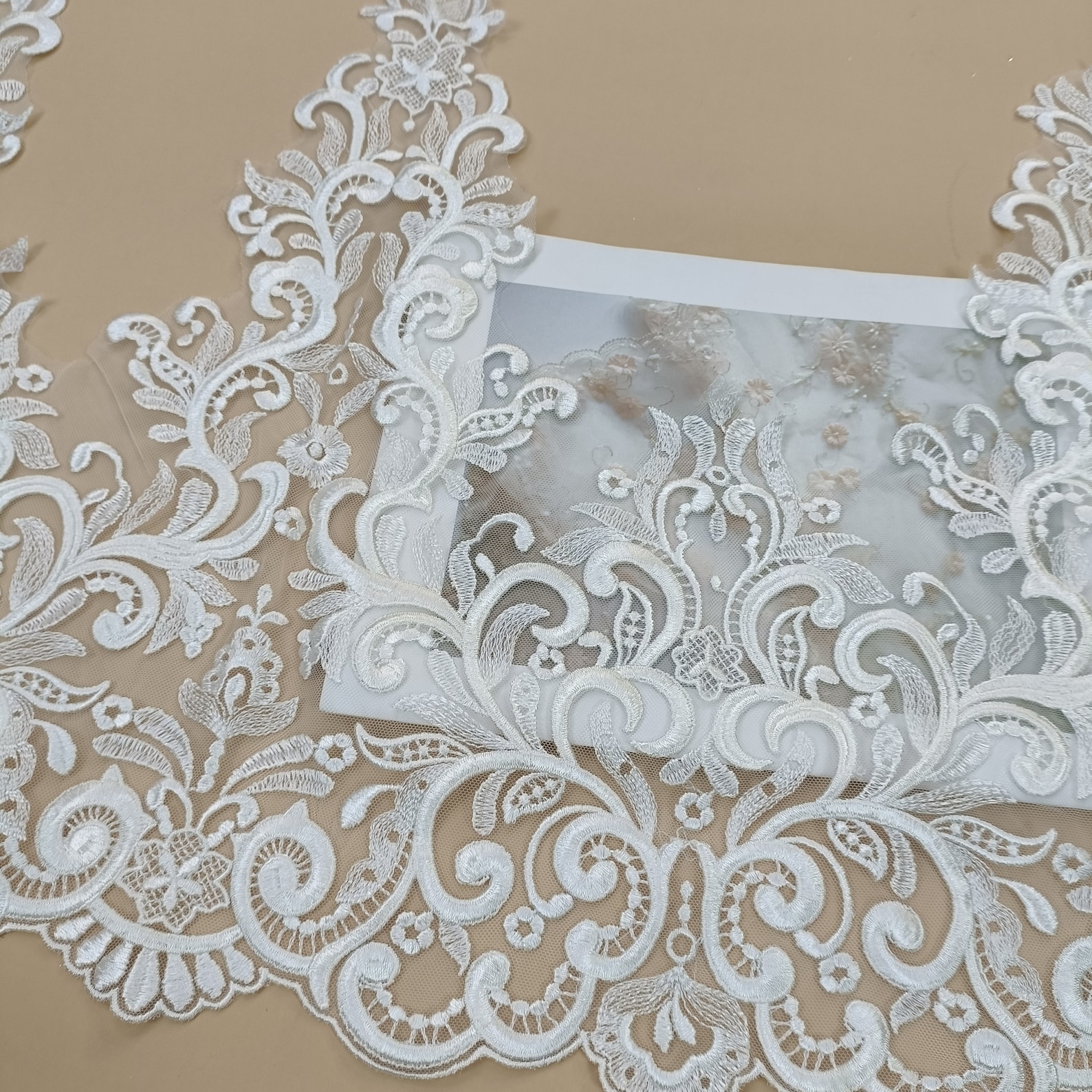 By Yard Alencon Lace Trim Floral Alencon Lace Heavy - Etsy