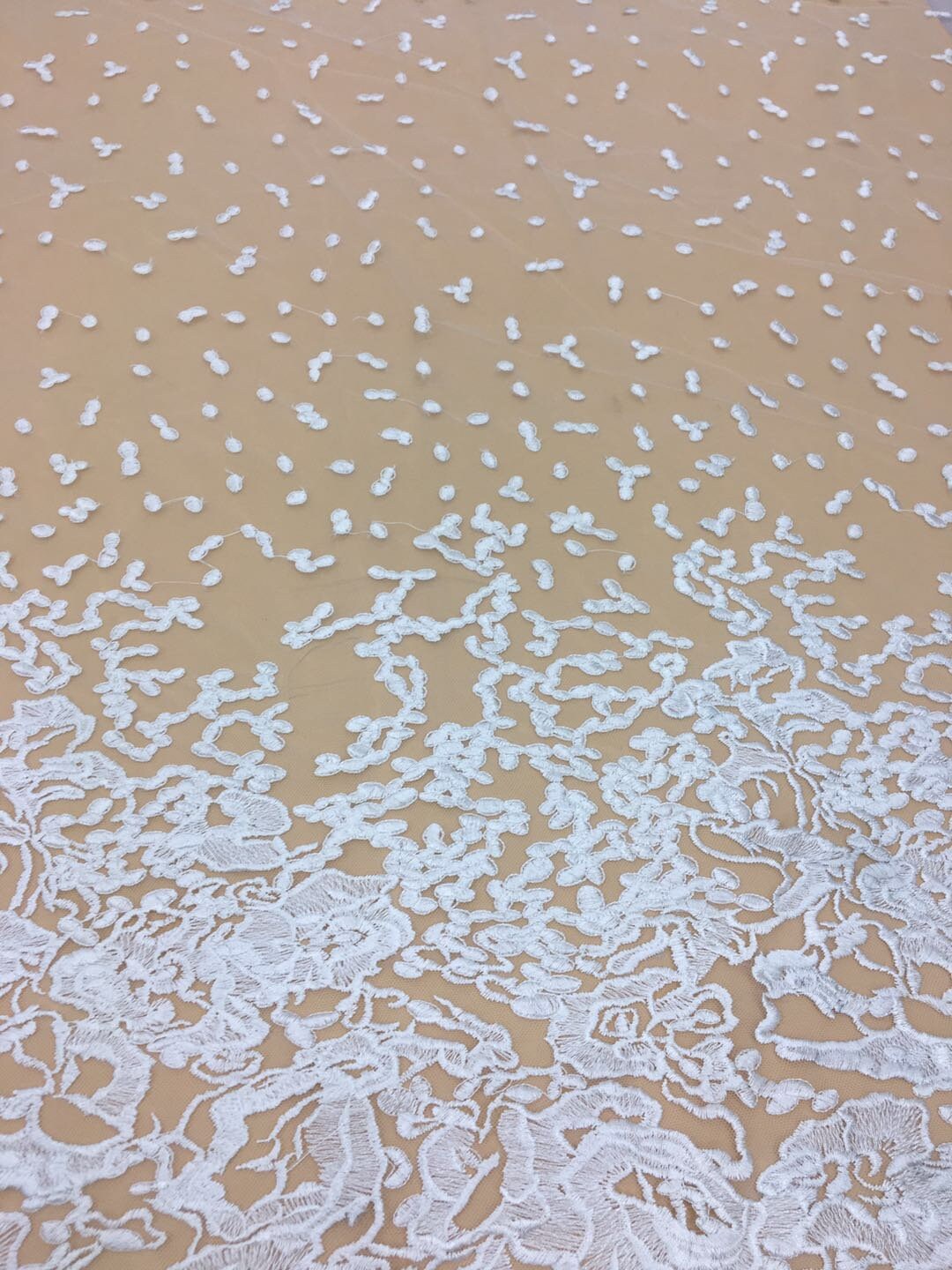 Luxurious Corded Lace Fabric Wedding Dress Lace Fabric - Etsy