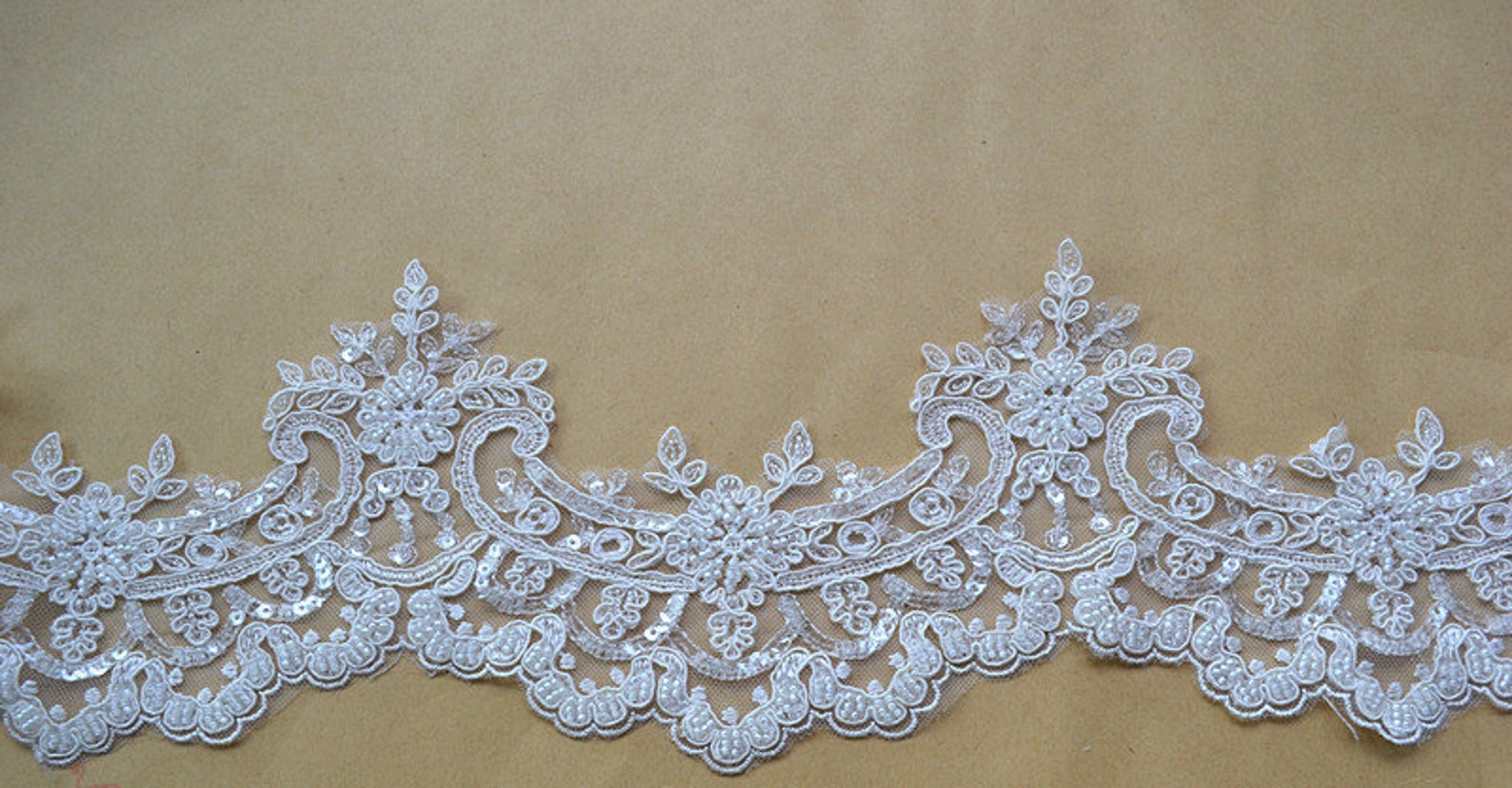 Bridal Lace Trim Flowers Lace for Bridal Veil Wedding Dress - Etsy