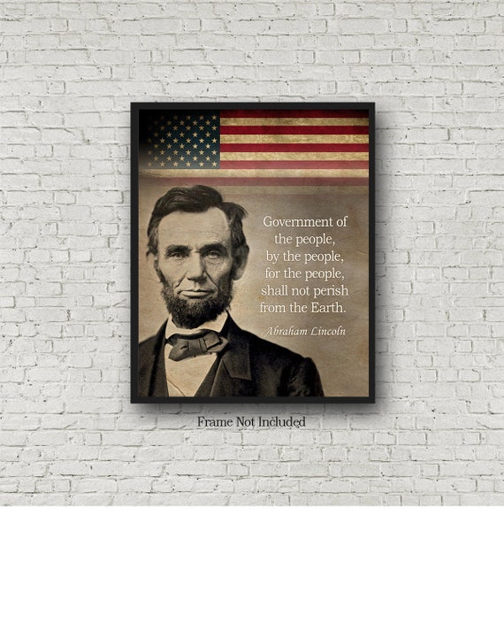 Abraham Lincoln Quote Poster & Canvas Sizes Makes a Great - Etsy