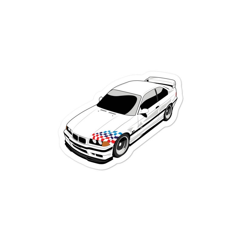 BMW E36 M3 Lightweight Decal Bumper Stickers - Etsy