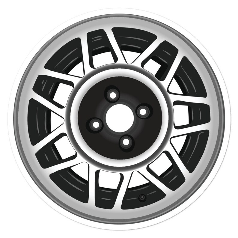 VW Rabbit GTI Snowflake Wheel Decal, Bumper Stickers - Etsy