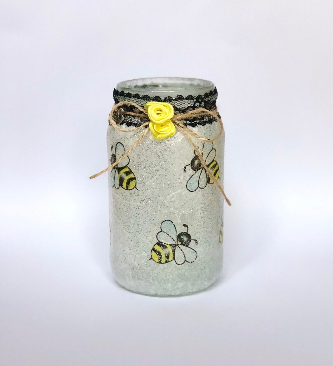 Light up Bee Jar Home Decor Gift for Bee Lovers - Etsy UK