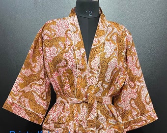 Tiger Print Robe - Etsy