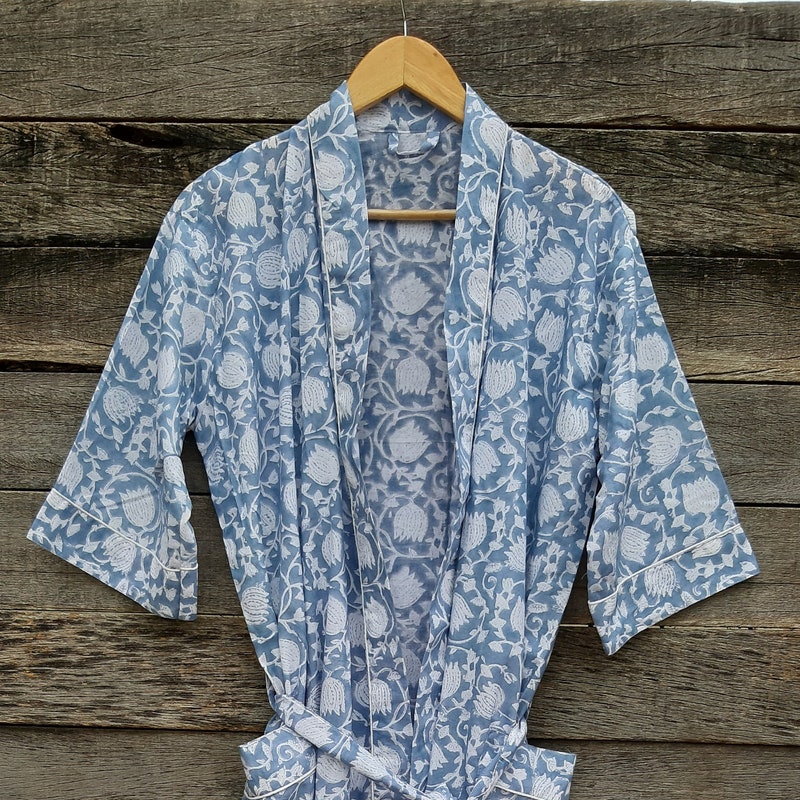 Indian Cotton Robe - Etsy