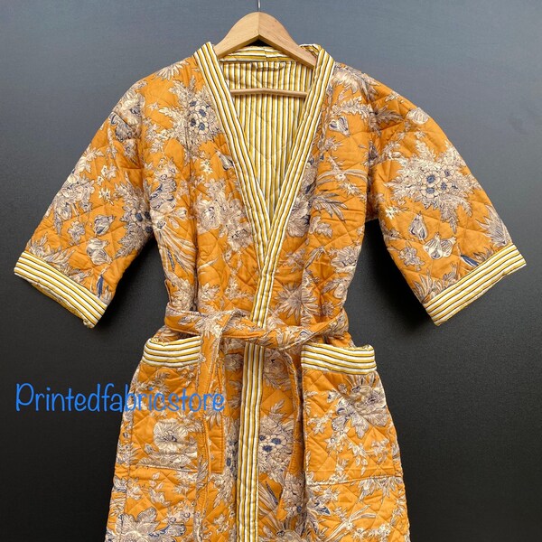 Quilted Robe - Etsy