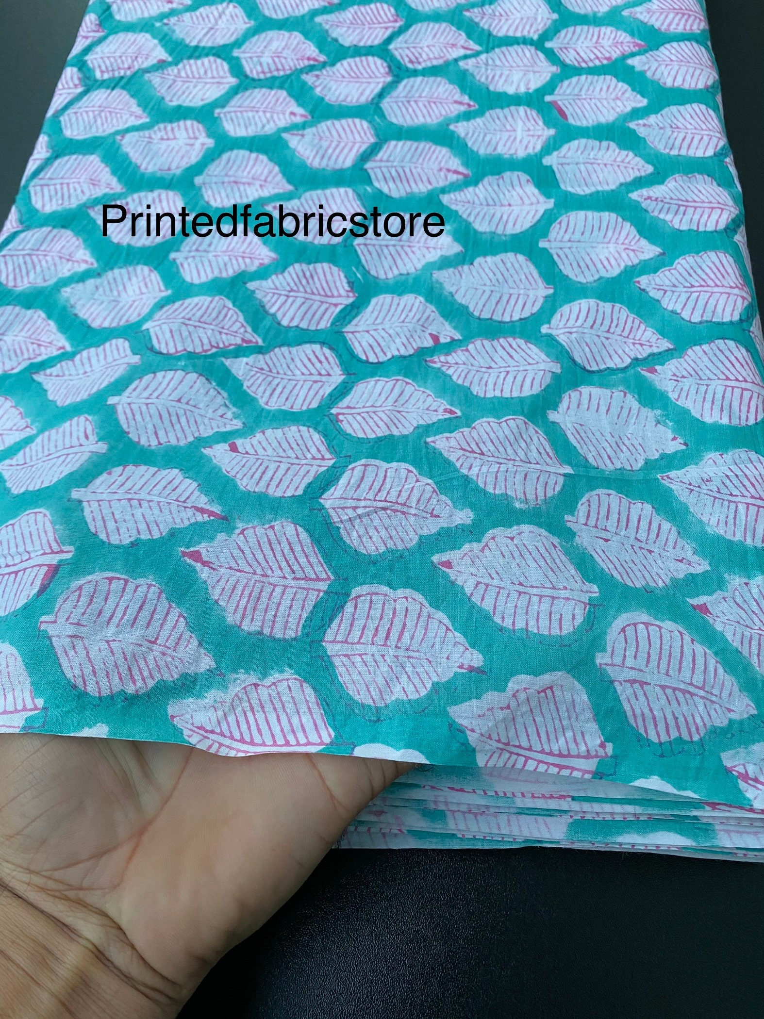 Blockprint Buti Flower Print Fabric Indian Cotton Fabric - Etsy