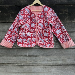 Printed Boho Style Quilted Handmade Jackets Coat Jacket for Women ...