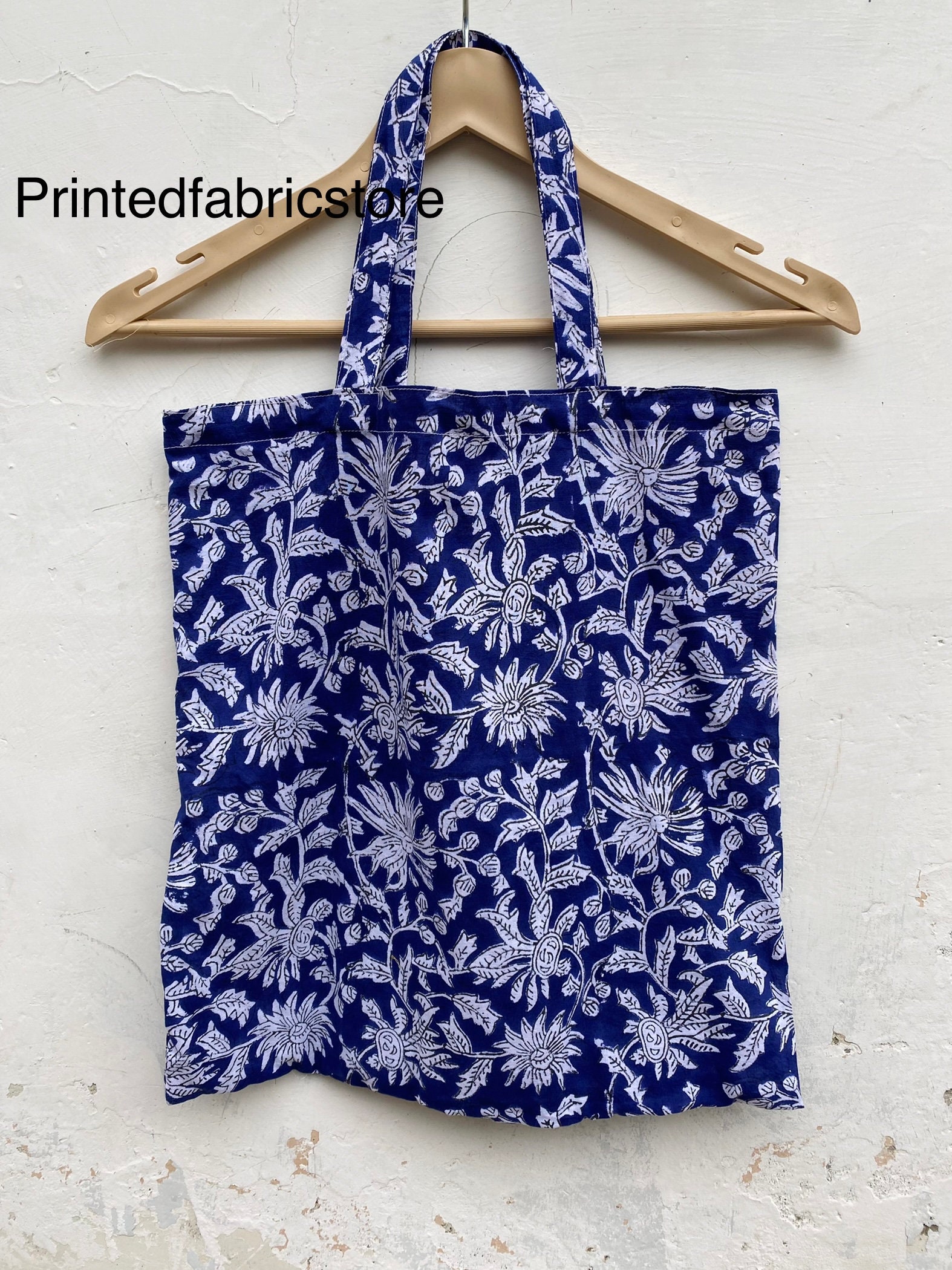 Cotton Hand Block Print Marketing Bags, Washable Shopping Bag Wholesale ...