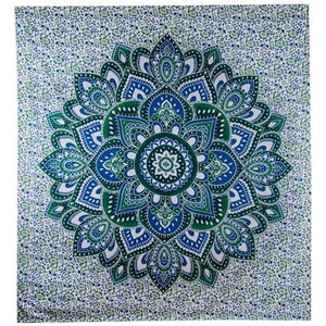 Handmade Tapestry Lotus Ombre Wall Hanging Tapestry Bohemian Hippie ...