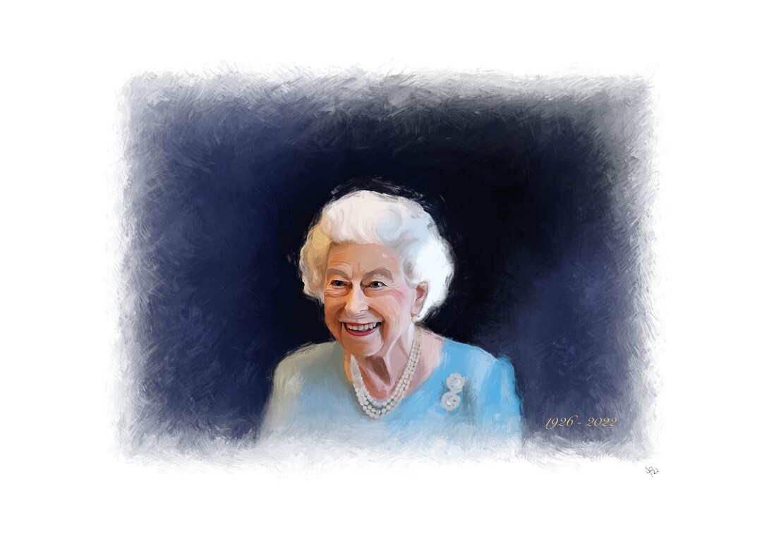 Queen Elizabeth thank You for Everything Maam Royal Platinum Jubilee A3 ...