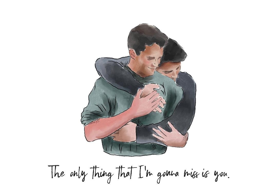 Matthew Perry Tribute Art the Only Thing Im Going to Miss is You ...