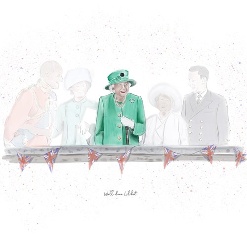 Queen Elizabeth Well Done Lilibet Print HM Queen Elizabeth - Etsy