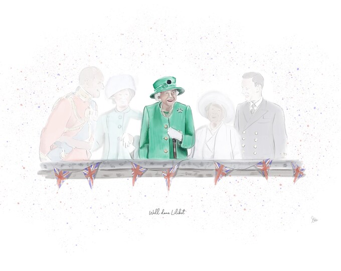 Queen Elizabeth | Well Done Lilibet Print | HM Queen Elizabeth II ...