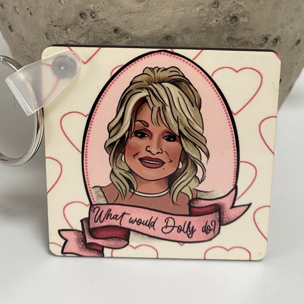 Dolly Parton Keychain - Etsy